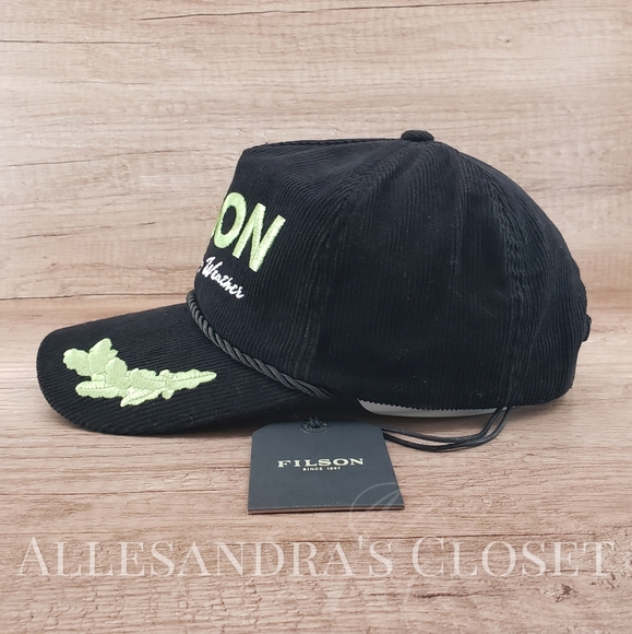 Filson | Accessories | Filsonhat Cap Black Weather Corduroy Rope ...
